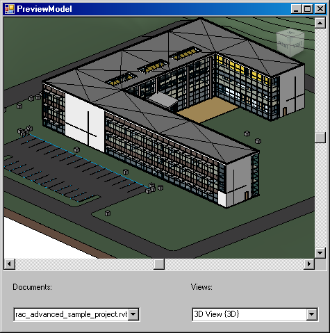 Revit view in WPF control