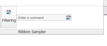 Ribbon textbox lacking label